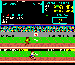 Track And Field Game : 100 Meters Dash