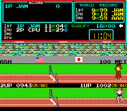 Track And Field Game : 100 Meters Dash
